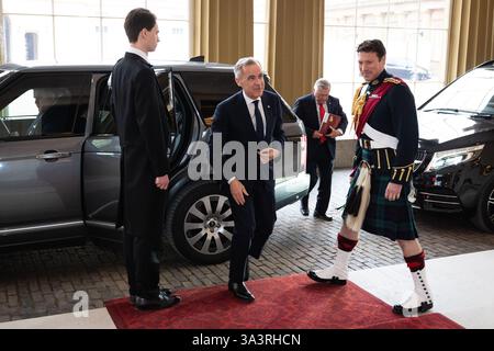 Prime Minister Mark Carney arrives on Parliament Hill ahead of a ...