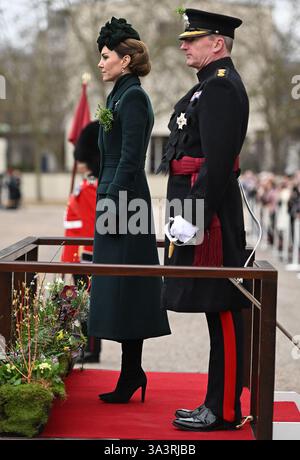 The Princess of Wales (left) with Major General Sir Chris Ghika ...