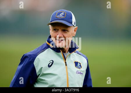 Australia head coach Joe Schmidt during the Qatar Airways Lions Tour ...