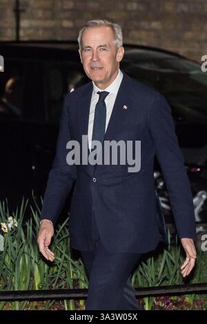 Prime Minister Mark Carney arrives at his office in Ottawa, on ...