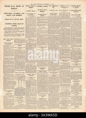1940 page 8 The Times RAF Bomb German Island of Sylt and Paul Reynaud ...