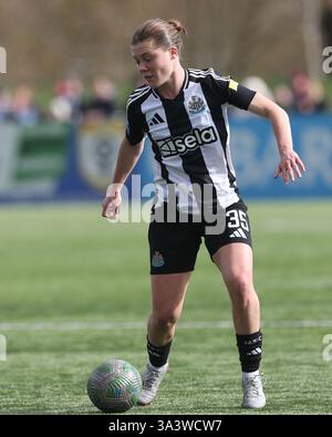 Newcastle's Emily Murphy is seen in action during the Barclays Women's ...