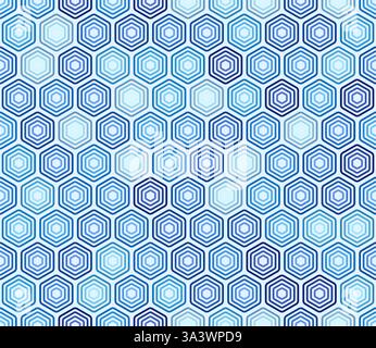 Honeycomb mosaic pattern. Bold rounded stacked hexagons mosaic pattern. Orange color tones ...