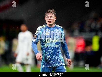 AMSTERDAM - Oliver Edvardsen of Ajax during the Dutch Eredivisie match ...