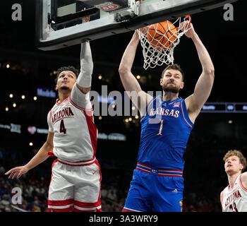 Arizona Wildcats' Trey Townsend at the press conference on March 26 ...