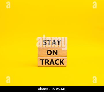 Right track symbol. Concept words Are you on the right track on wooden ...