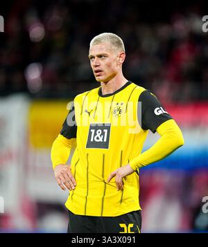 Julian Ryerson of Borussia Dortmund looks on during the UEFA Champions ...
