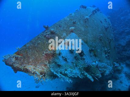 Shipwreck in Red Sea, Fury Shoal area, Egypt Stock Photo - Alamy