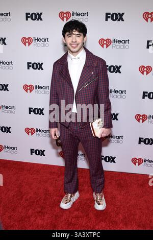 David Archuleta arrives at the iHeartRadio Music Awards, Monday, March ...
