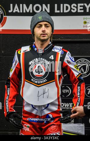 Manchester on Monday 17th March 2025. Zach Cook during the Peter Craven ...