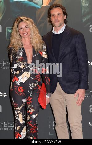 Stefano Mauri mit Ehefrau Miriam Della Guardia bei der Premiere des ...