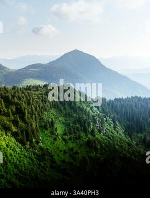 Vibrant green mountains at spring Stock Photo - Alamy