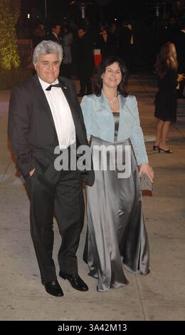 Jay Leno at the Vanity Fair Oscar party in West Hollywood California ...
