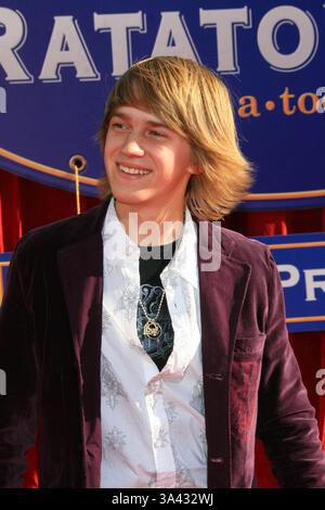 Jason Dolley at the World Premiere of "Ratatouille" held at the Kodak ...