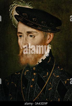 Francois de Lorraine 1519 - 1563 duc de Guise by Francois Clouet France ...