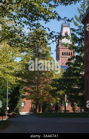 The Sanders Theater landmark venue building at Harvard University in ...