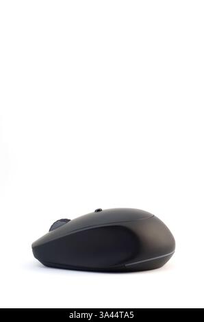 Side view of computer ergonomic mouse isolated on studio background ...