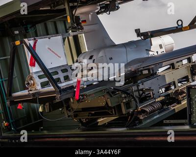 UAV KZO a German Reconnaissance and Target Acquisition drone shown by ...