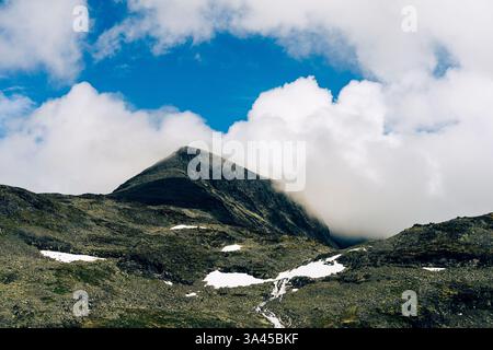 A mountain of the Hurrungane Mountains in western Jotunheimen, Norway ...