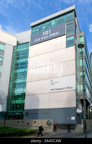 HM Passport Office building, 101 Old Hall Street, city centre of ...