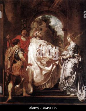Peter Paul Rubens’ 'St Gregory the Great with Saints' depicts the ...