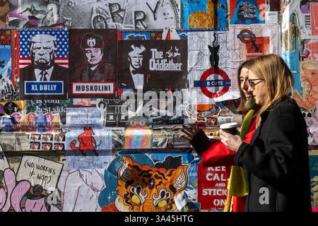 18/03/2025. London, UK Street art has appeared in Brick Lane by artist ...