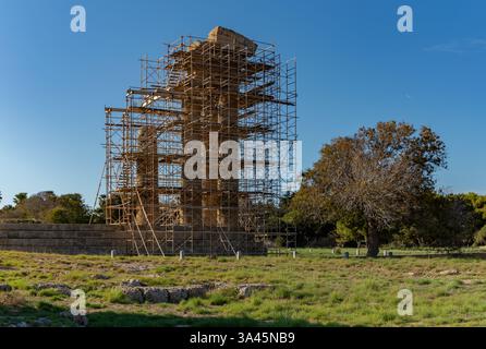 A picture of the Temple of Pythian Apollo, part of the Acropolis of ...
