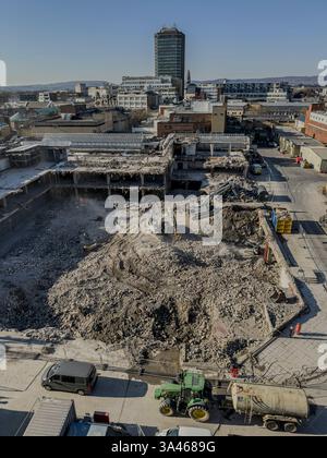 Clearance of Former Debenhams Building in Cardiff – urban redevelopment ...