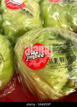 Jimbee iceberg lettuce, product of Spain, vegetables warehouse ...
