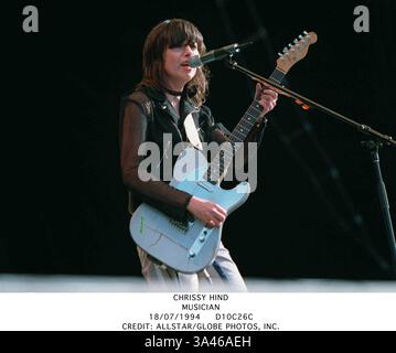 July 18, 1994 - Scarborough, North Yorkshire, England - CHRISSY HIND ...
