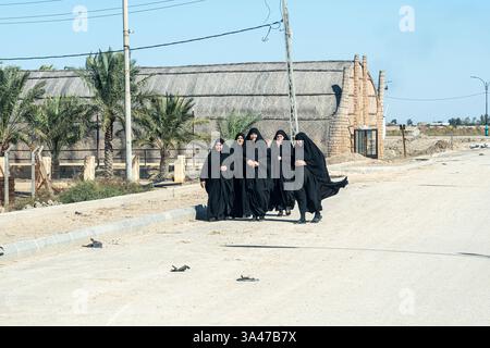 Iraq A Marsh Arab Reed House Stock Photo - Alamy
