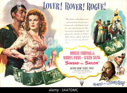 Walter Slezak Film Sinbad The Sailor; Sinbad, The Sailor (USA 1947 ...
