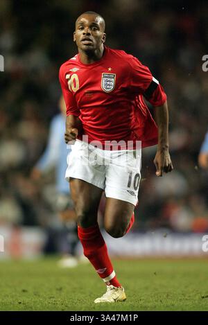DARREN BENT ENGLAND & CHARLTON ATHLETIC FC OLD TRAFFORD MANCHESTER ...