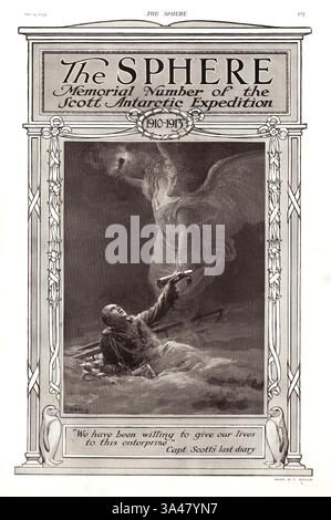 Captain Scott expedition to the Antarctic memorial artwork at Cardiff ...