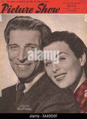 1951 Picturegoer actor Michael Rennie Stock Photo - Alamy