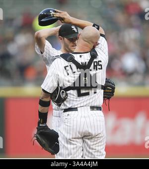 Chicago White Sox pitcher Tyler Schweitzer in action during a baseball ...
