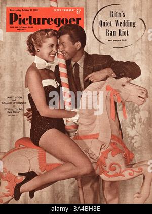 WALKING MY BABY BACK HOME, Tony Curtis visits Janet Leigh, on-set, 1953 Stock Photo - Alamy