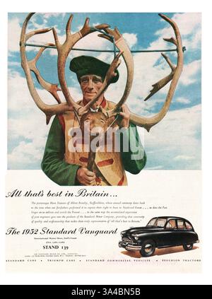 Standard Triumph car advertisement Stock Photo - Alamy
