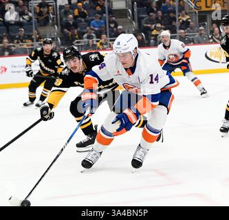 Pittsburgh Penguins' Connor Dewar (19) returns to the bench after ...
