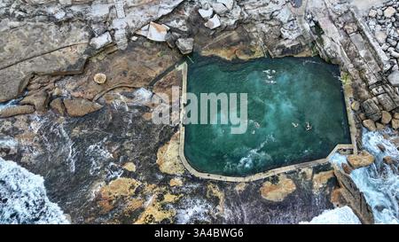 Mahon Pool, Maroubra, Sydney, New South Wales, Australia Stock Photo ...