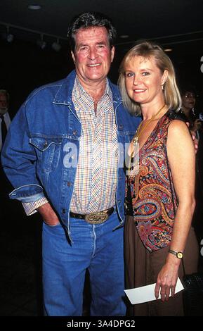 Hugh O'Brian and Virginia Barber. 21 August 2010, Los Angeles, CA. The ...
