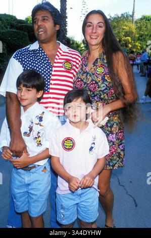Oct. 9, 2008 - ERIK ESTRADA WITH FIANCEE NANETTE MIRKOVICH AND SONS ...