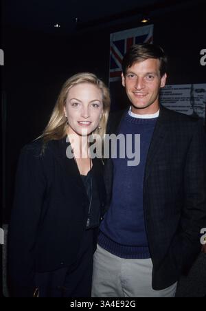 CECIL HOFFMAN with husband Paul Slye at ALFIE opens 1994.l9556lr ...