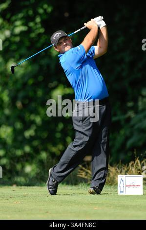 Patrick Reed hits his tee shot on the seventh hole during the first ...