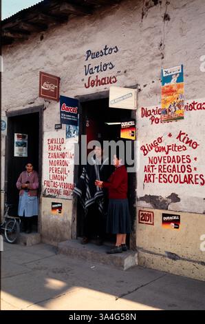 Small village in the Andes of Peru Stock Photo - Alamy