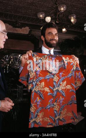May 01, 1988; Washington, DC, USA; Actor TOM SELLECK at Smithsonian ...