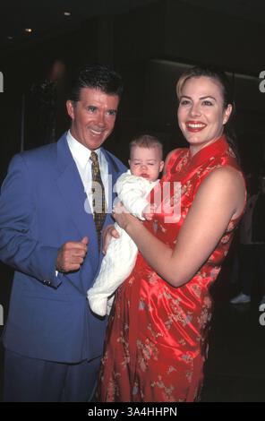 Dec 06, 1997; Beverly Hills, CA, USA; Actress BROOKE LANGTON with actor ...