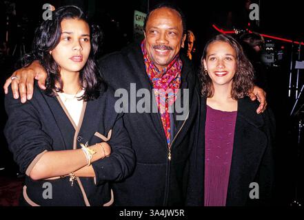 Quincy Jones and daughters Kidada Jones and Rashida Jones Circa 1980's ...