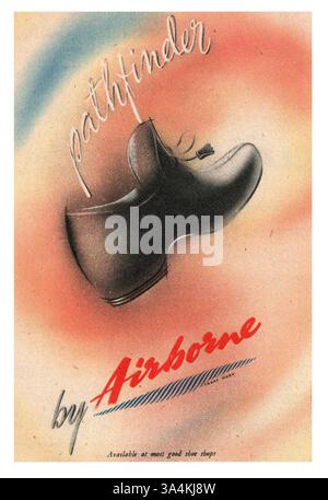 1948 UK advert Airborne boots Stock Photo - Alamy