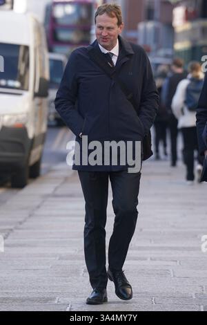 Minister for Justice Jim O'Callaghan arrives at an event for the 50th ...
